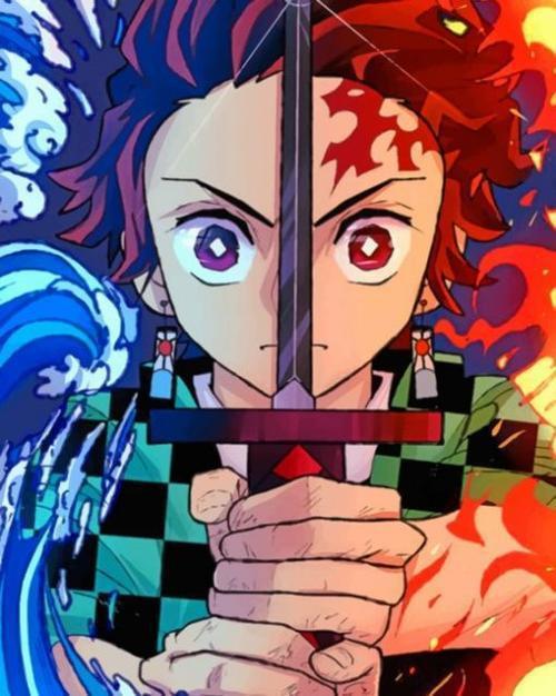 Demon Slayer | Diamond Painting Kit | Diamond Art Kit