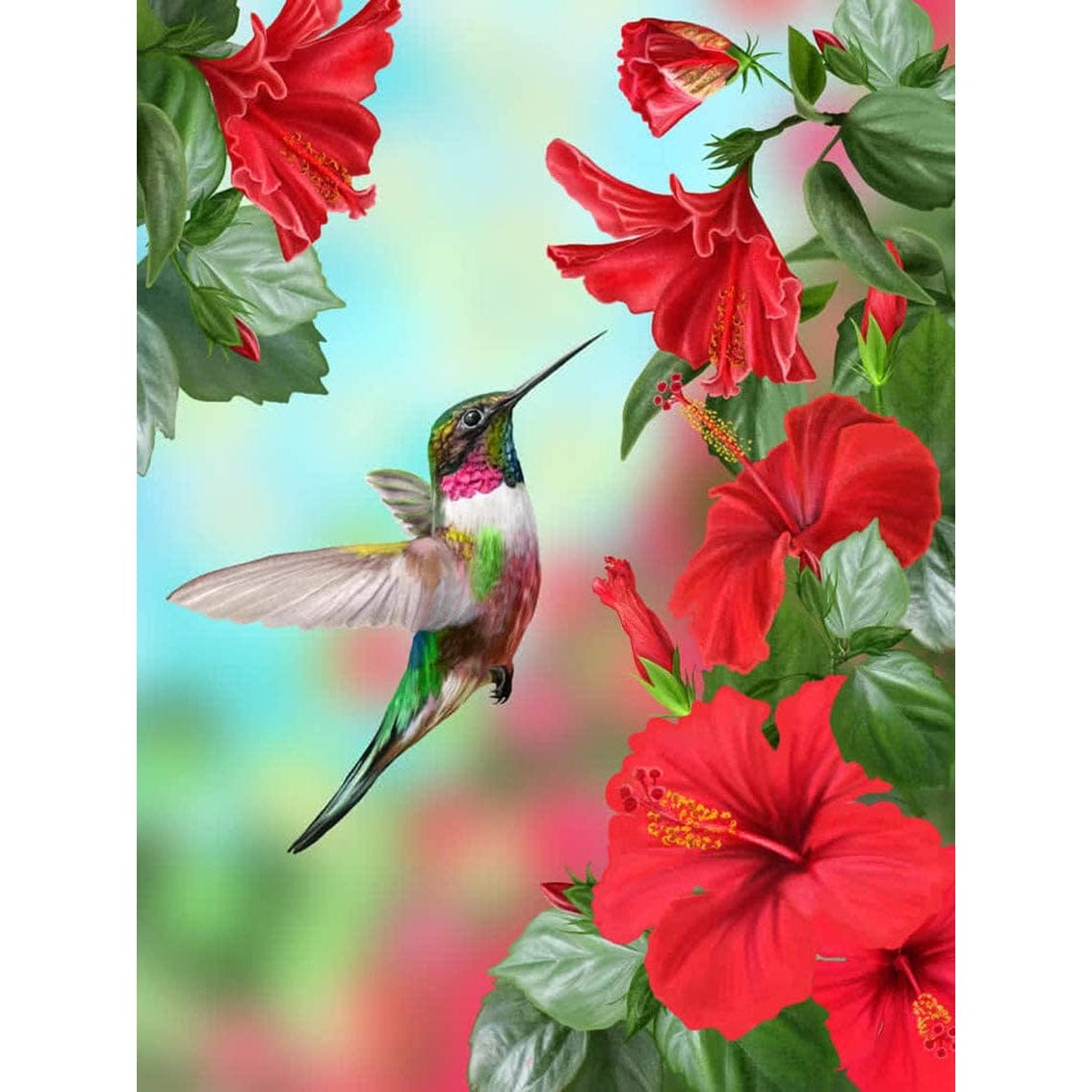 Hummingbird | Diamond Painting Kit | Diamond Art Kit