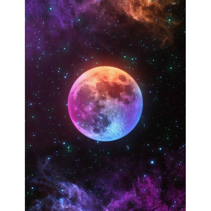 Moon | Diamond Painting Kit | Diamond Art Kit