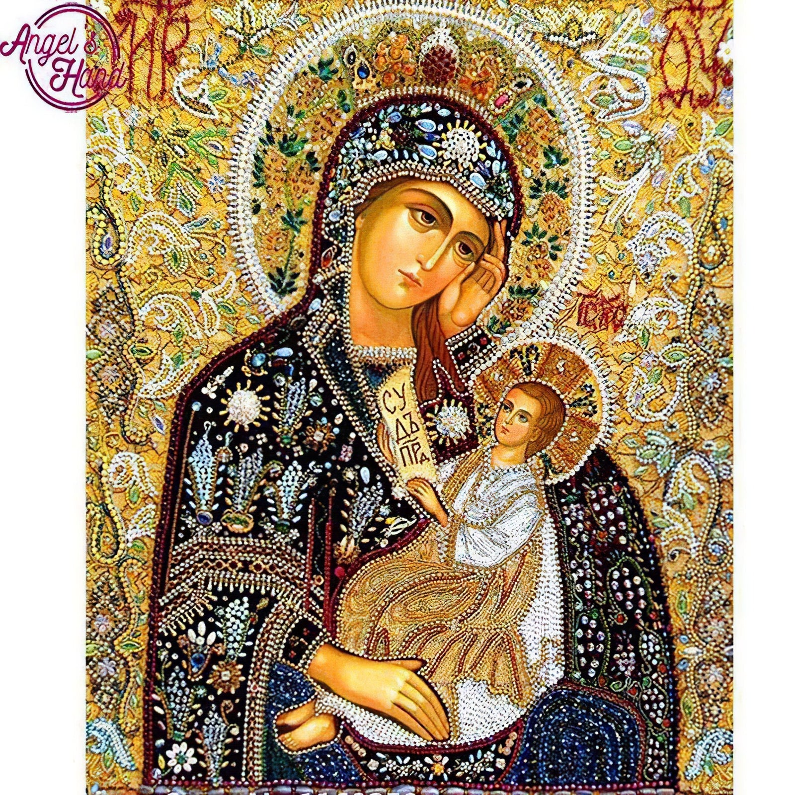 Mother Maria And Jesus | Diamond Painting Kit | Diamond Art Kit