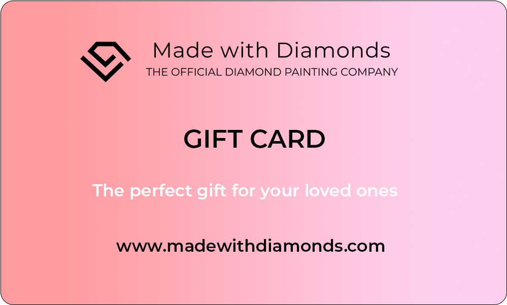 Made with Diamonds Gift Card - Premium Diamond Art Accessory